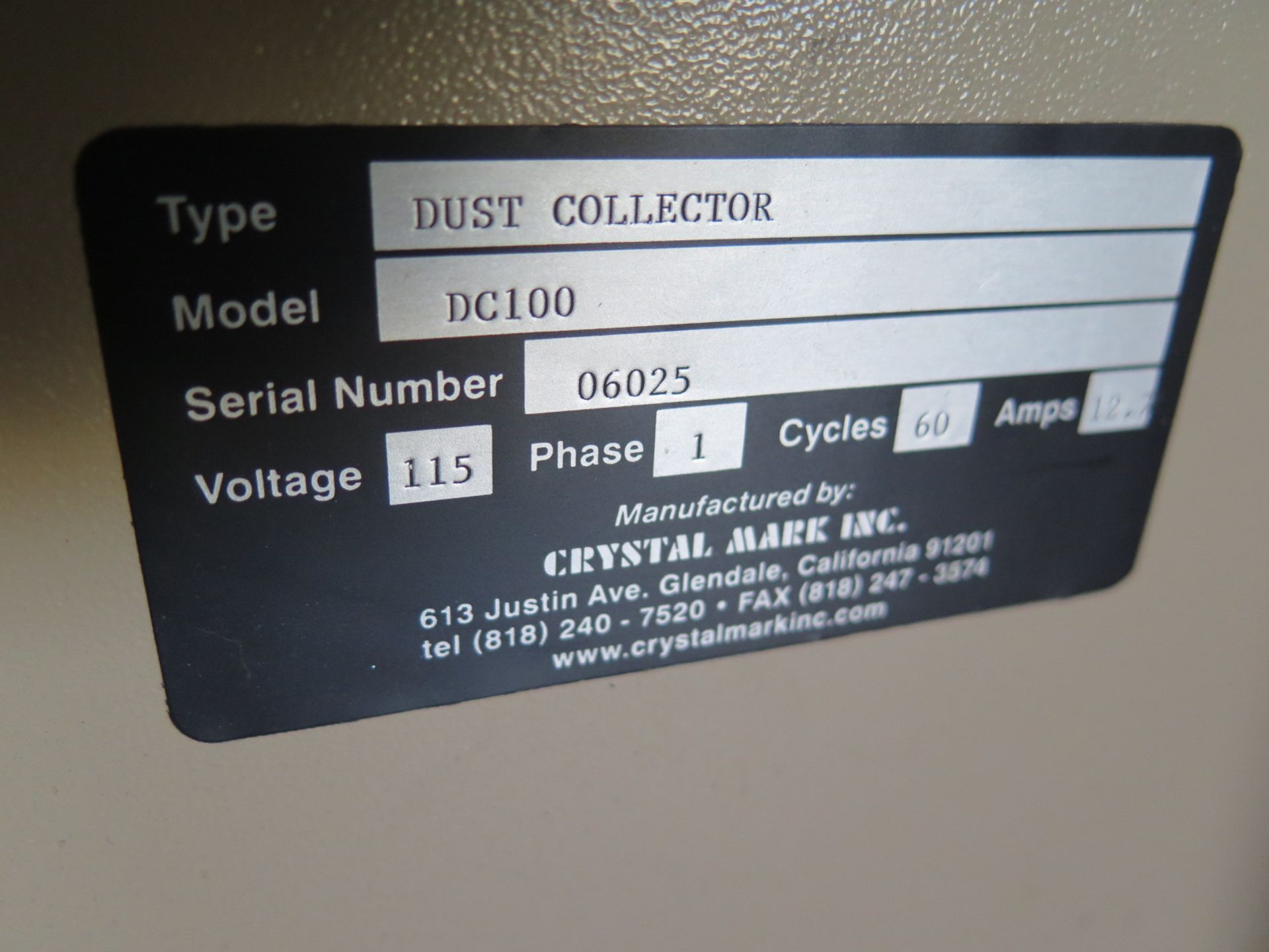 Crystal Mark Inc. mdl. 7180-1 Type â€œWork Chamber ERGâ€ Micro Blaster ...