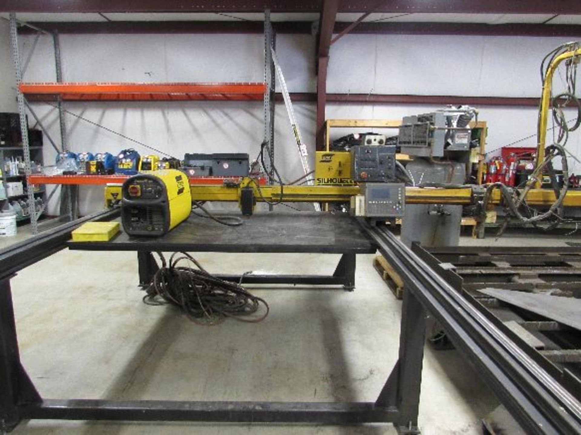 ESAB PLASMA CUTTING SYSTEM SILHOUETTE 1000, 5' X 10' TABLE, ESAB POWER ...