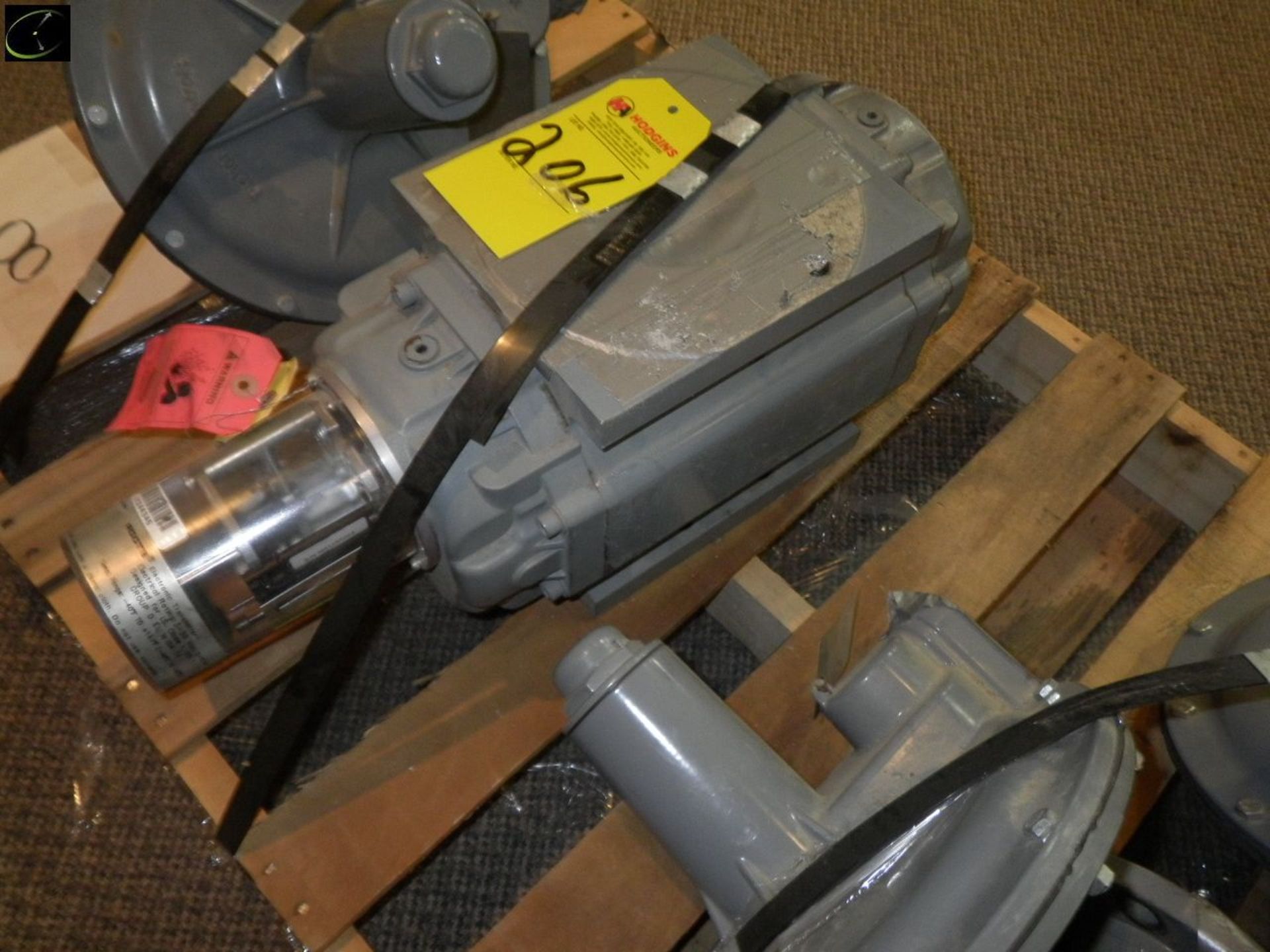 Pallet w/ THREE FISHER LOC105 Type 133H, 2'' Pressure Regulators, ONE ...