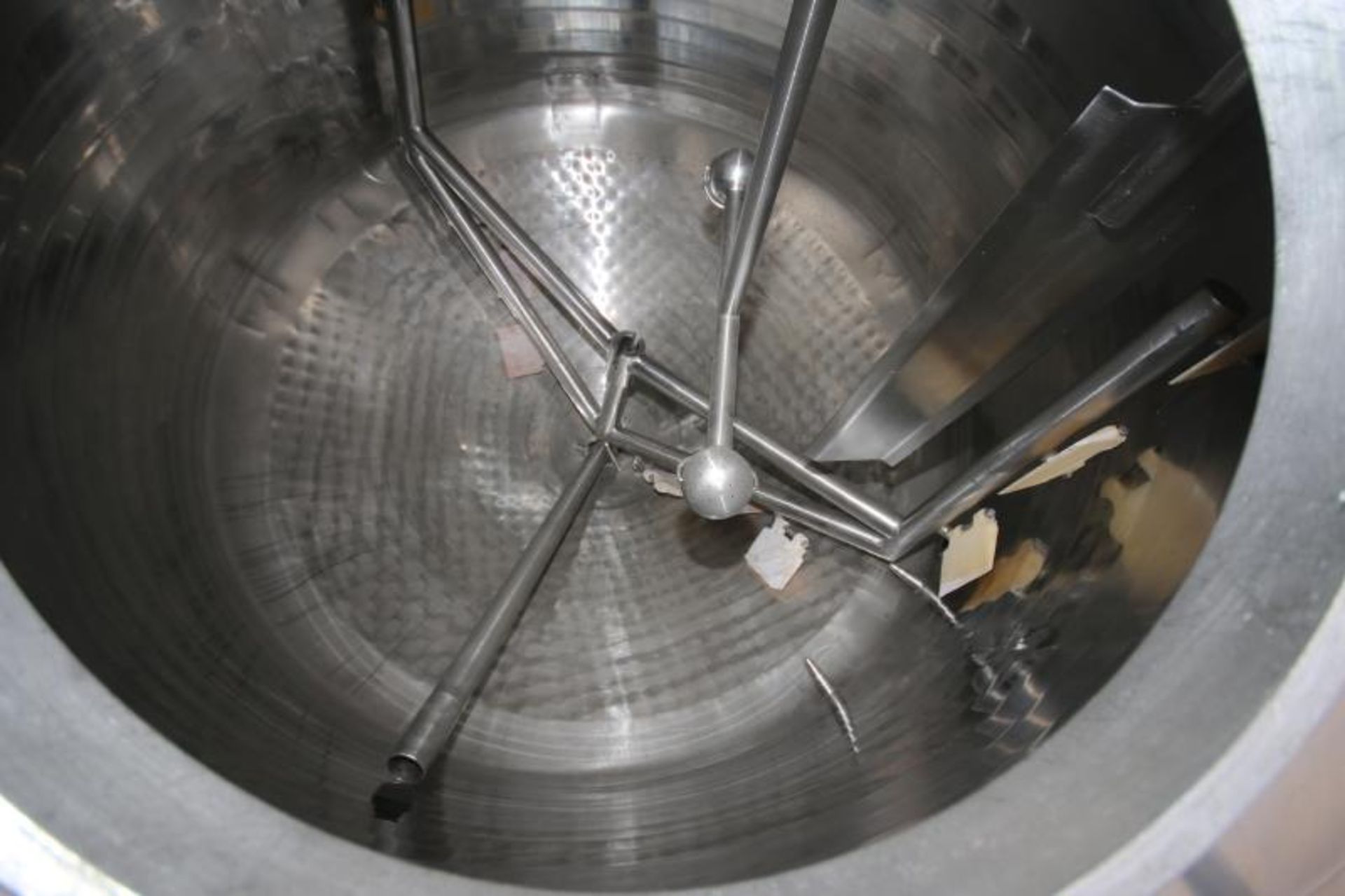 Aprox. 700 Gal. Dome-Top Cone-Bottom S/S Processor with Bottom and Side ...