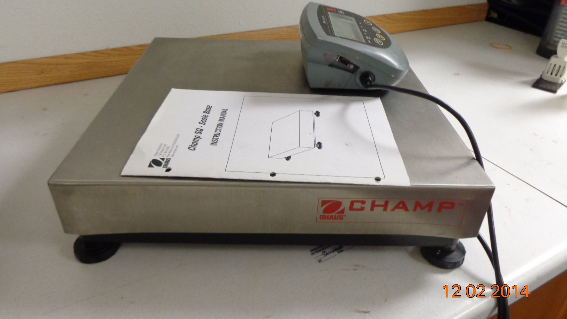 Ohaus CHAMP Stainless Steel Laboratory Scale 18" x 18" Surface, Model ...