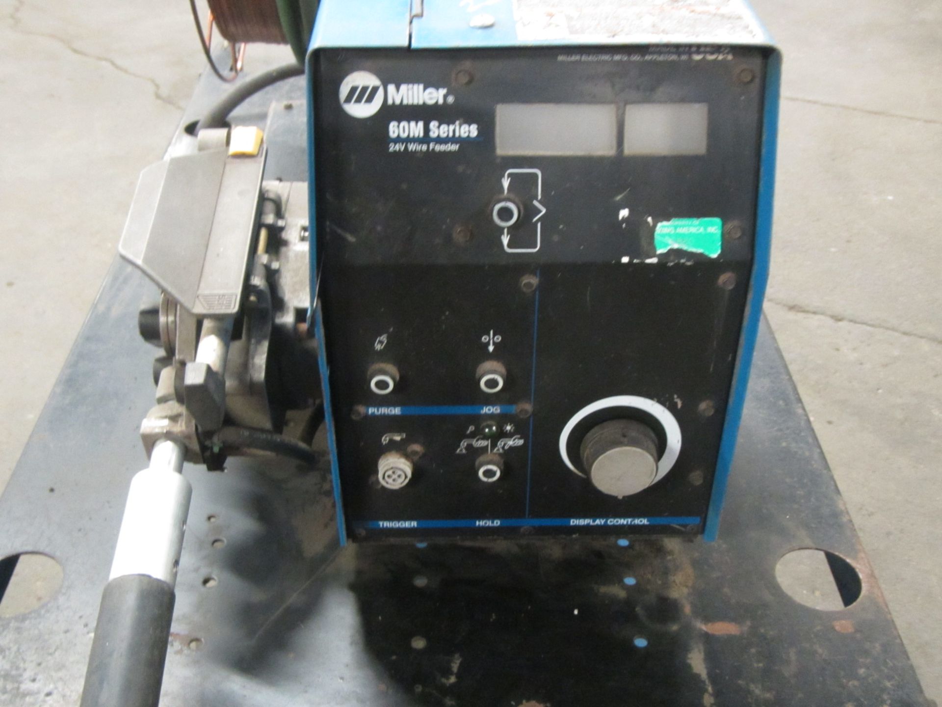 Miller Invision 456P Mig Welder with 60-series 4-wheel wire feeder ...