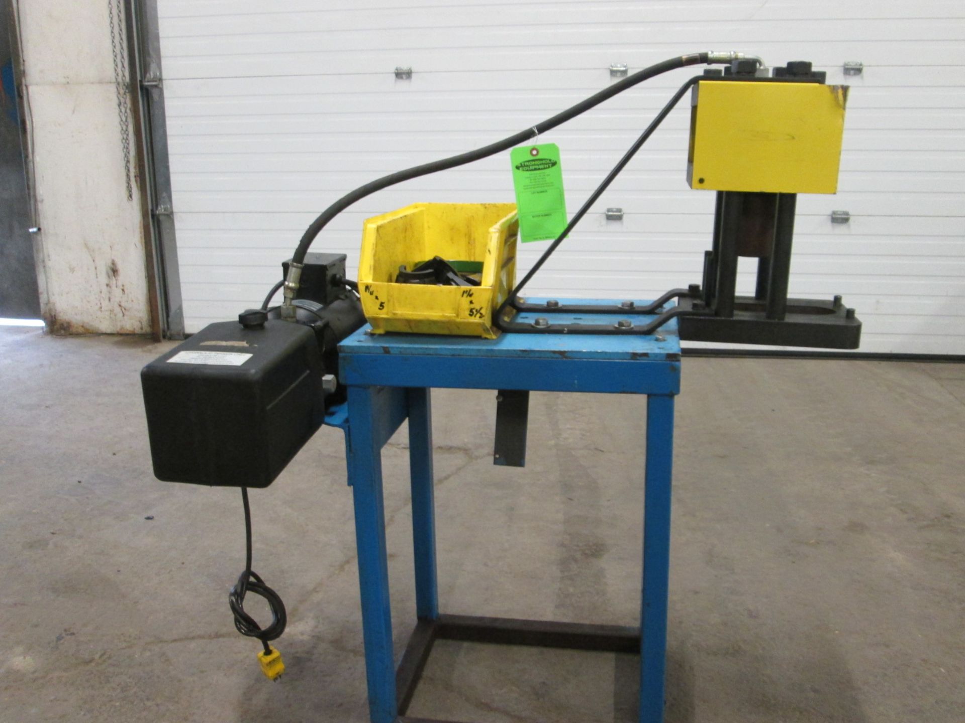 Coll-O-Crimp I Model T400 Hydraulic Hose Crimper with 5 crimping dies ...