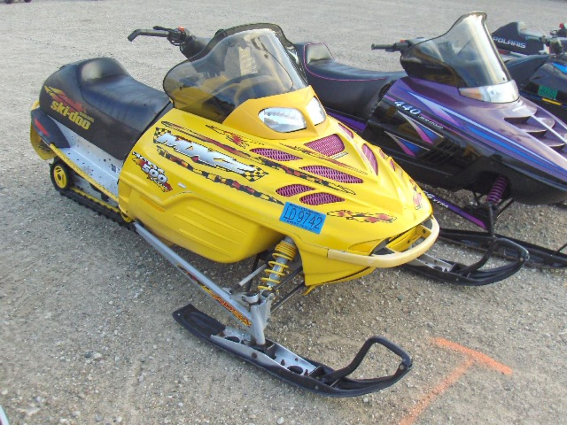 2001 SKI DOO 500 MXZ 2BPS171101V000052 snowmobile, sold with a bill of ...