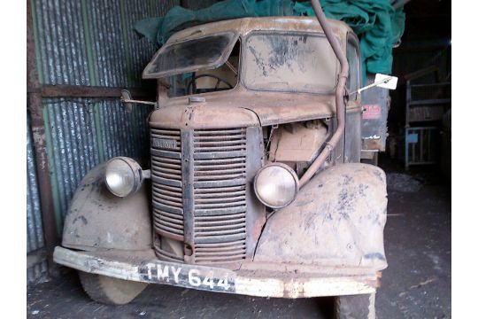 1949 Bedford OLBD tipper lorry Reg. No. TMY 644 Chassis No. OLDB103467 ...