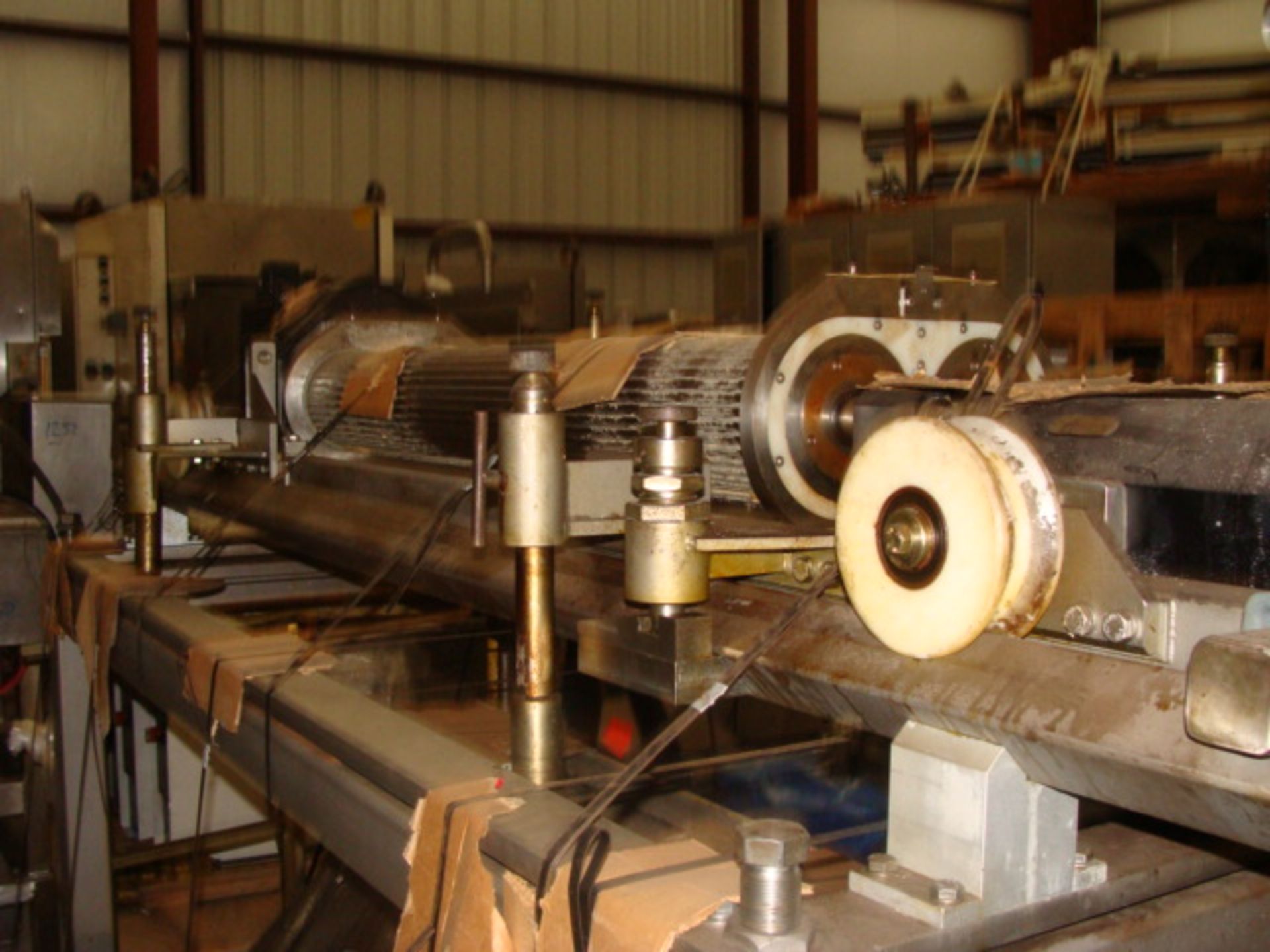 MEINKE ROLL EXTRUDER JAM DEPOSITOR 47 1/4 " FACE 7 " DIA UPPER ROLLS 3 ...