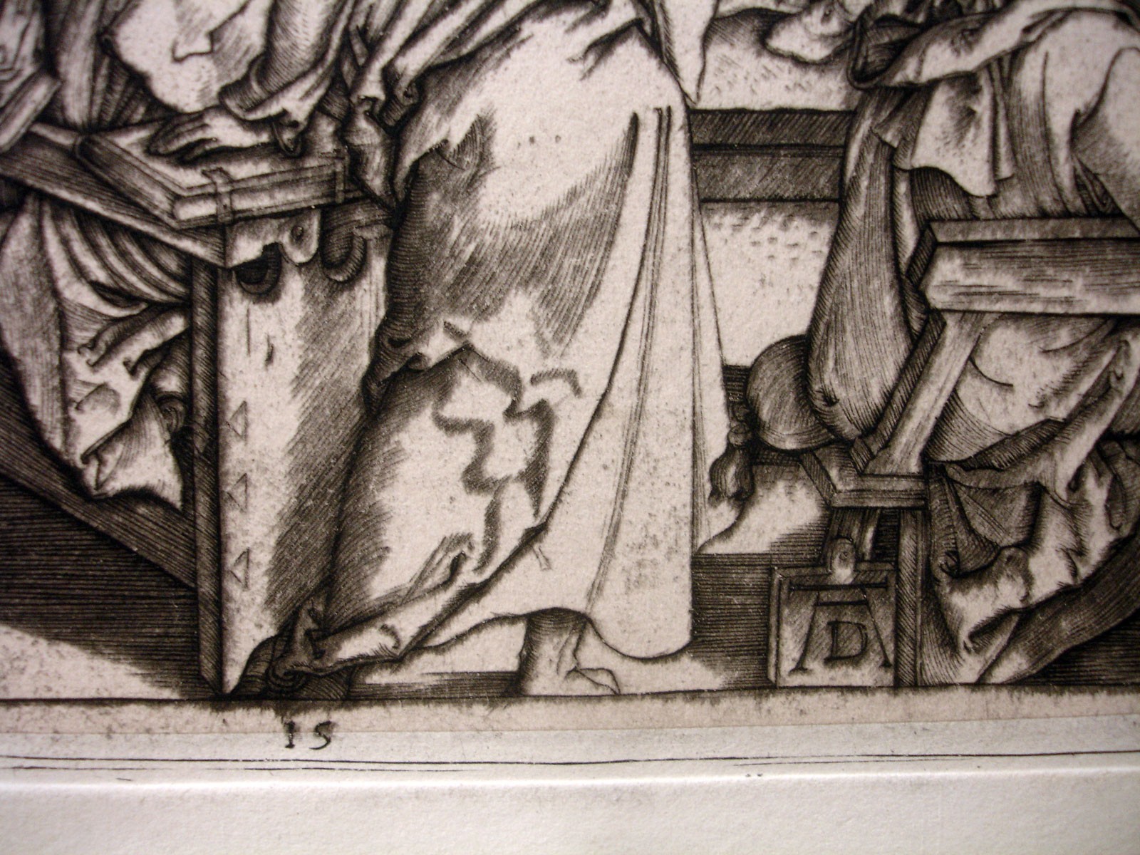 Albrecht Durer (1471 - 1528) Debate Inside the Temple. Good condition ...