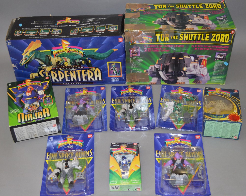 Quantity of Bandai Power Rangers toys: Tor the Shuttlezord; Serpentera ...