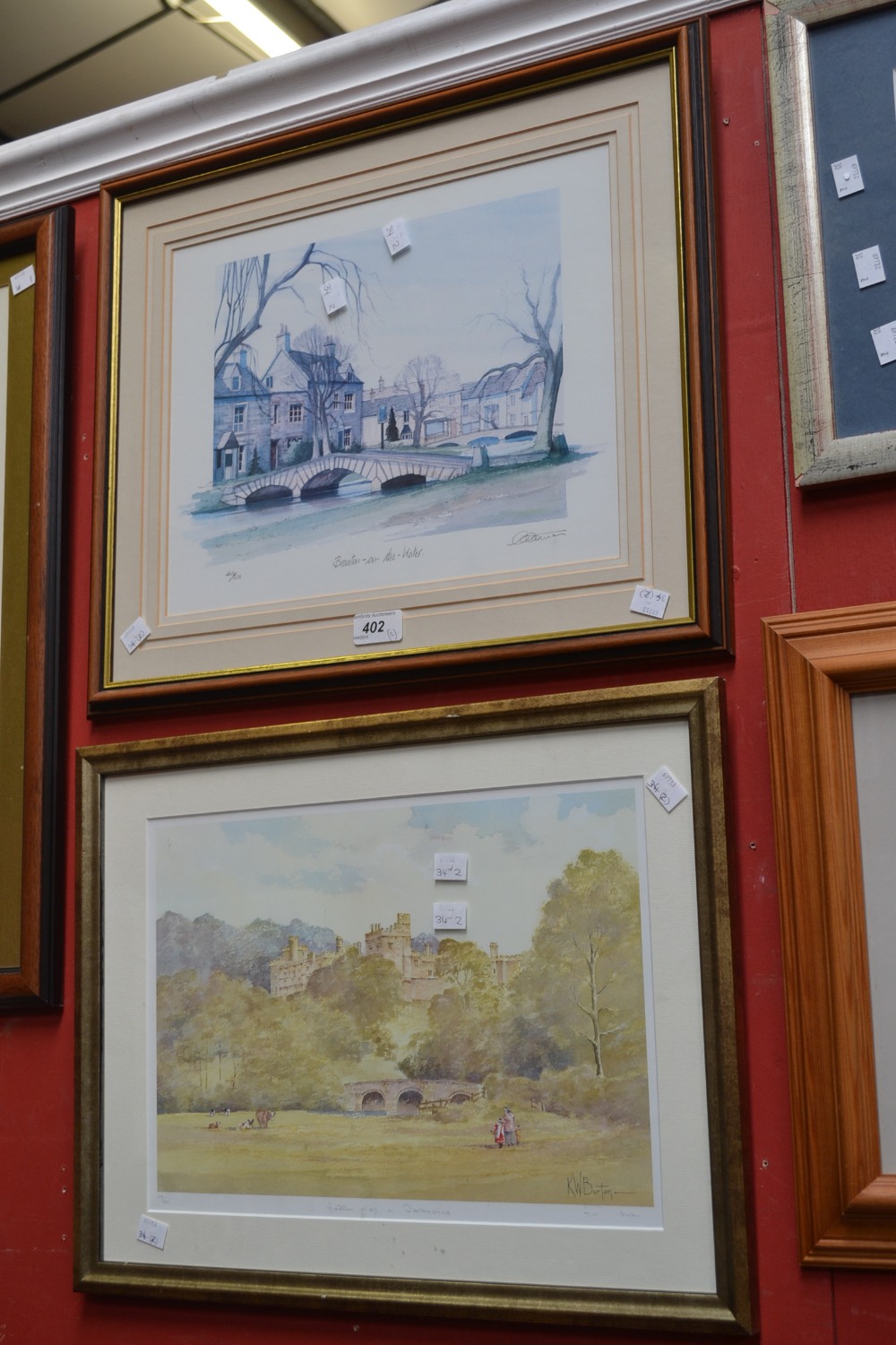 Geoffrey Cowton, by, Bourton-On-The-Water, signed, Ltd. edition print ...