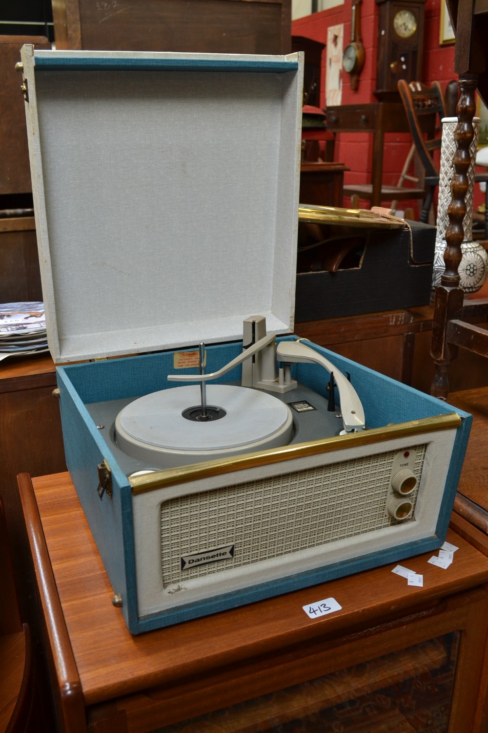 A Dansette record player, c.1950
