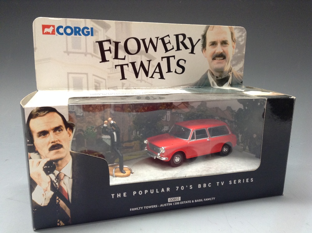 Corgi Toys a rare Fawlty Towers Miss spelt, limited print die- cast ...