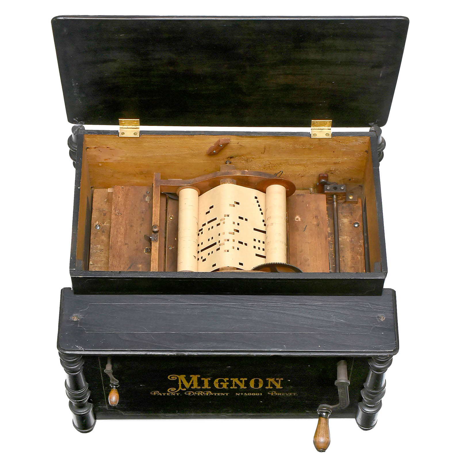 Mignon Organ, c. 1900 German organette, 22 notes, for interchangeable ...