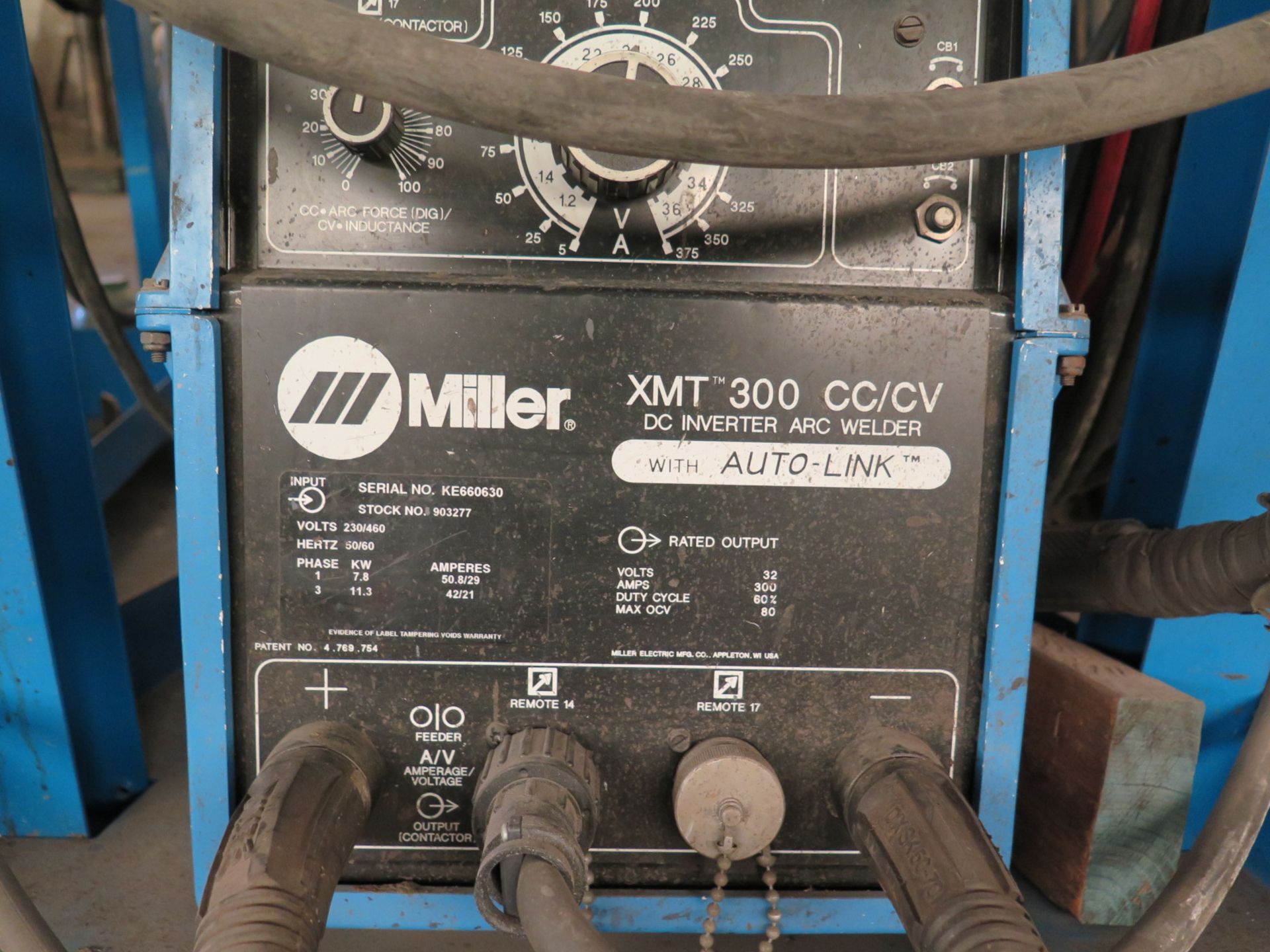 Miller XMT 300 CC/CV DC Inverter Arc Welding Power Source w/ Miller ...