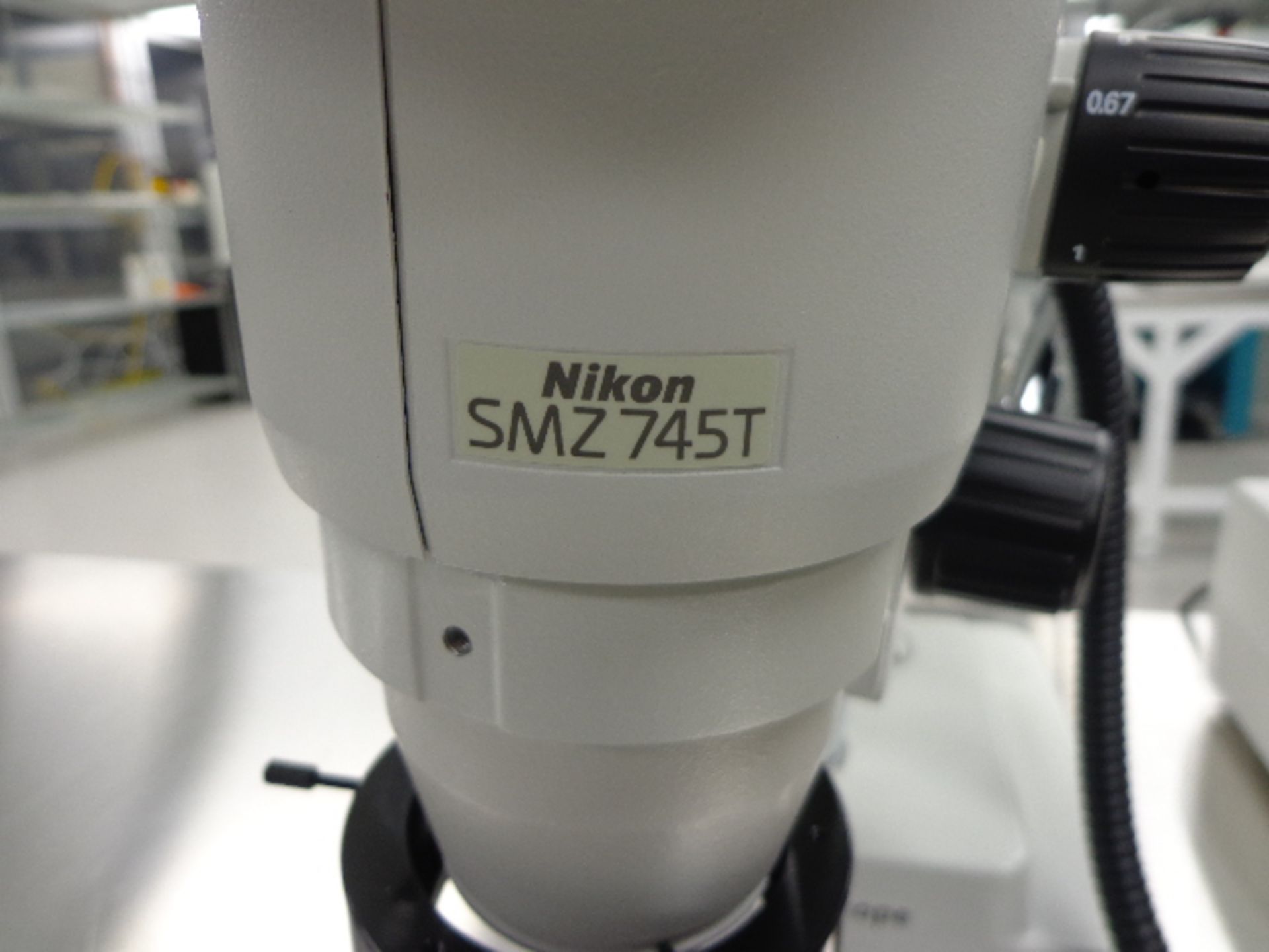 Nikon SMZ745T Stereo Microscope w/ Nikon NI-150 Fiberoptic Light Source ...