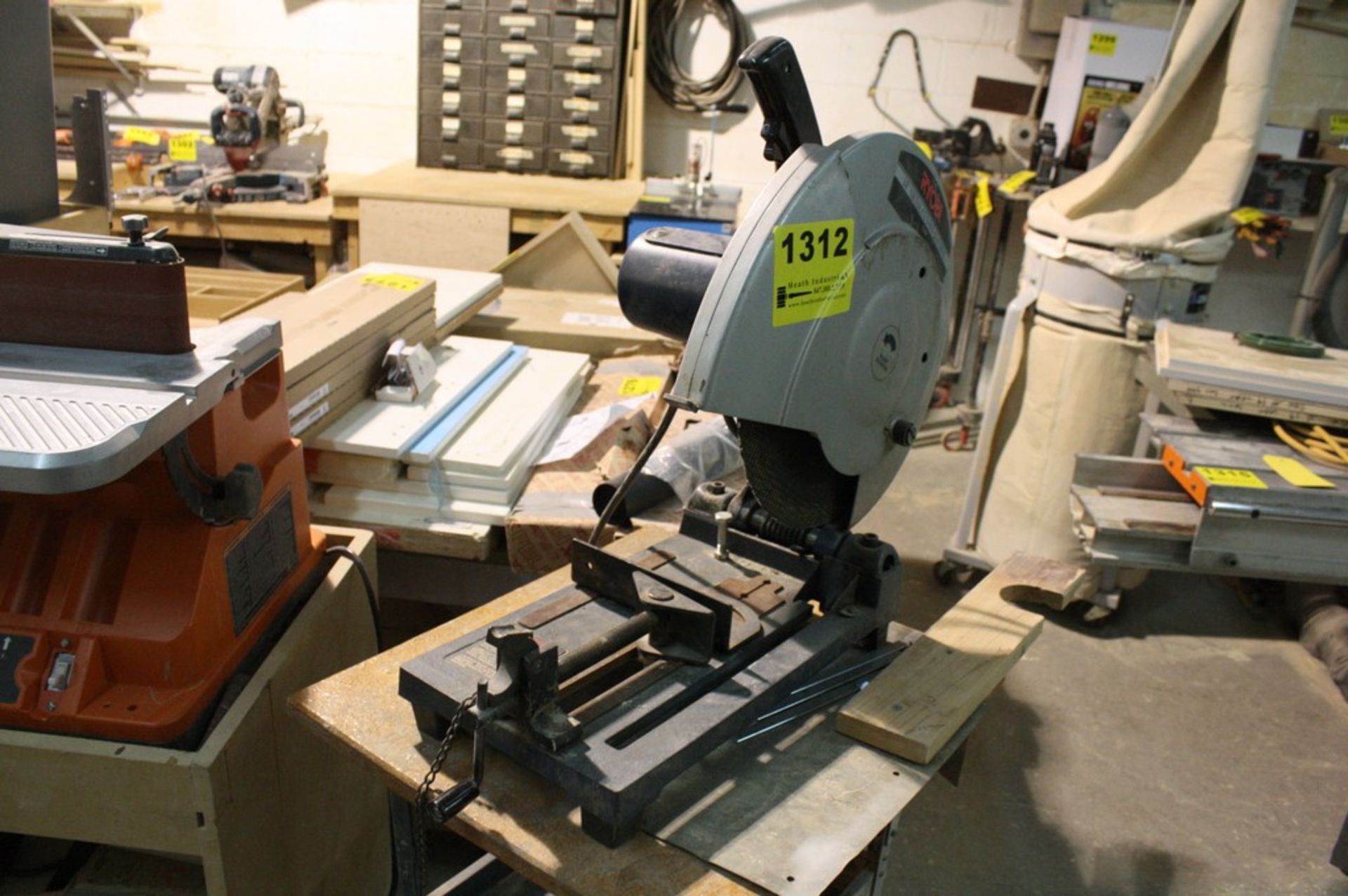 RYOBI MODEL C356, 14'' METAL CUT-OFF MACHINE