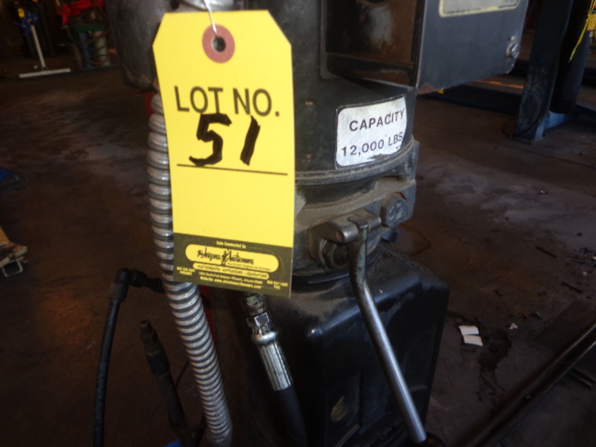 ROTARY 12000# 4-POST DRIVE ON ALIGNMENT RACK MDL. ARO 123-20