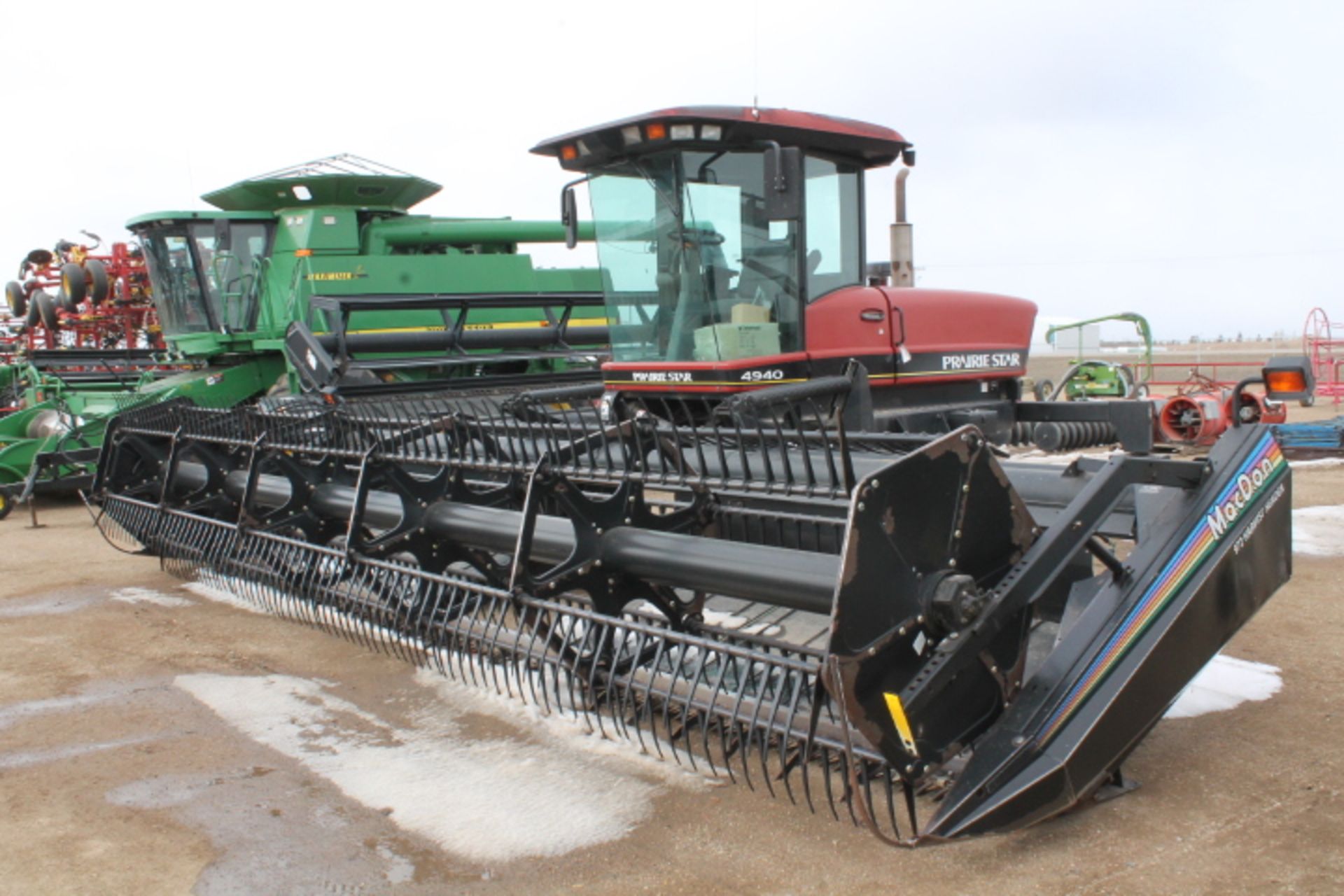 2000 PRAIRIE STAR 4940 SWATHER 25' S/N 135891 MACDON PU REEL, 25% down ...