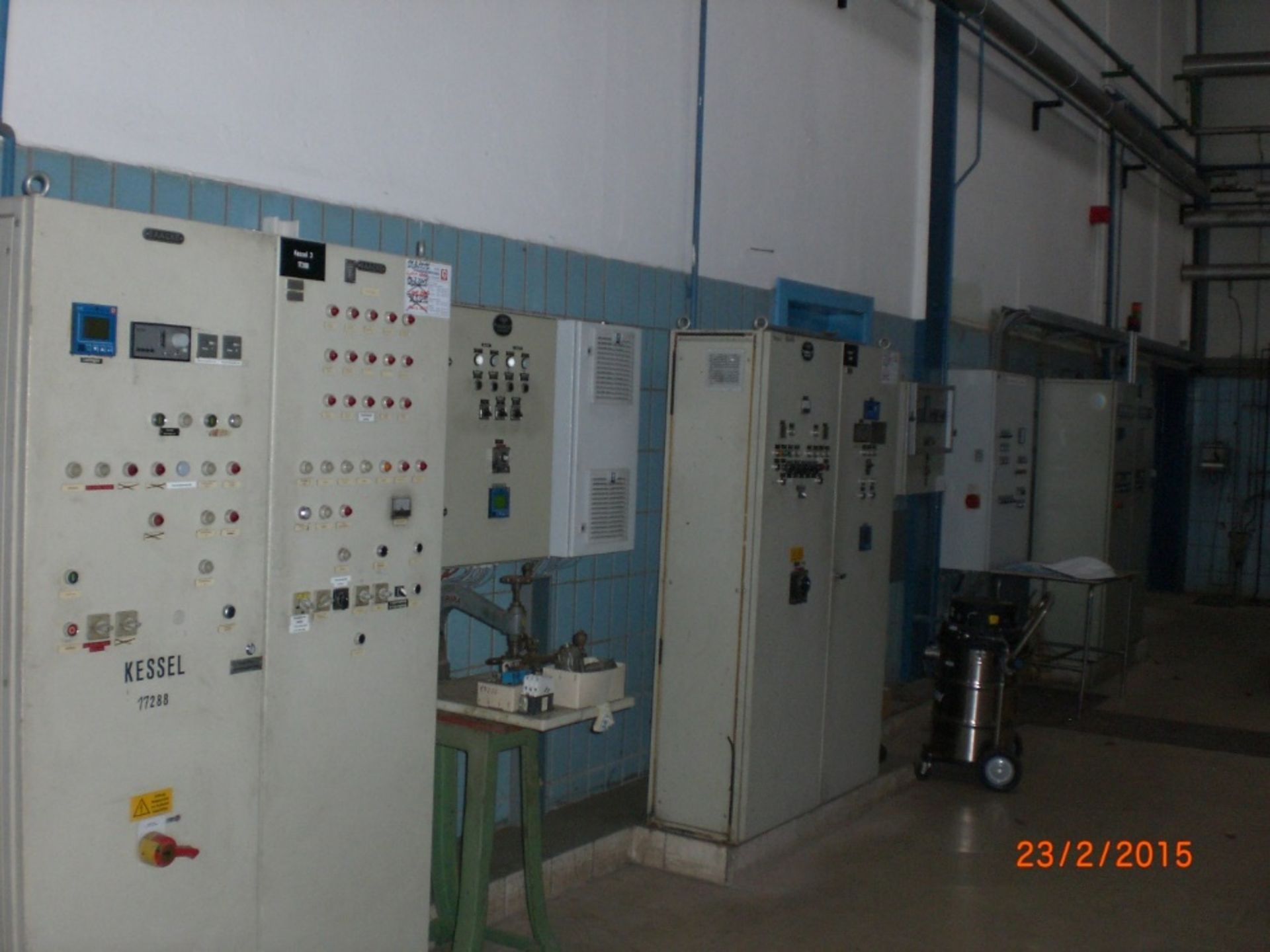 1965 Siller & Jamart gas & oil fired boiler, with 1989 SAACKE type DGL ...