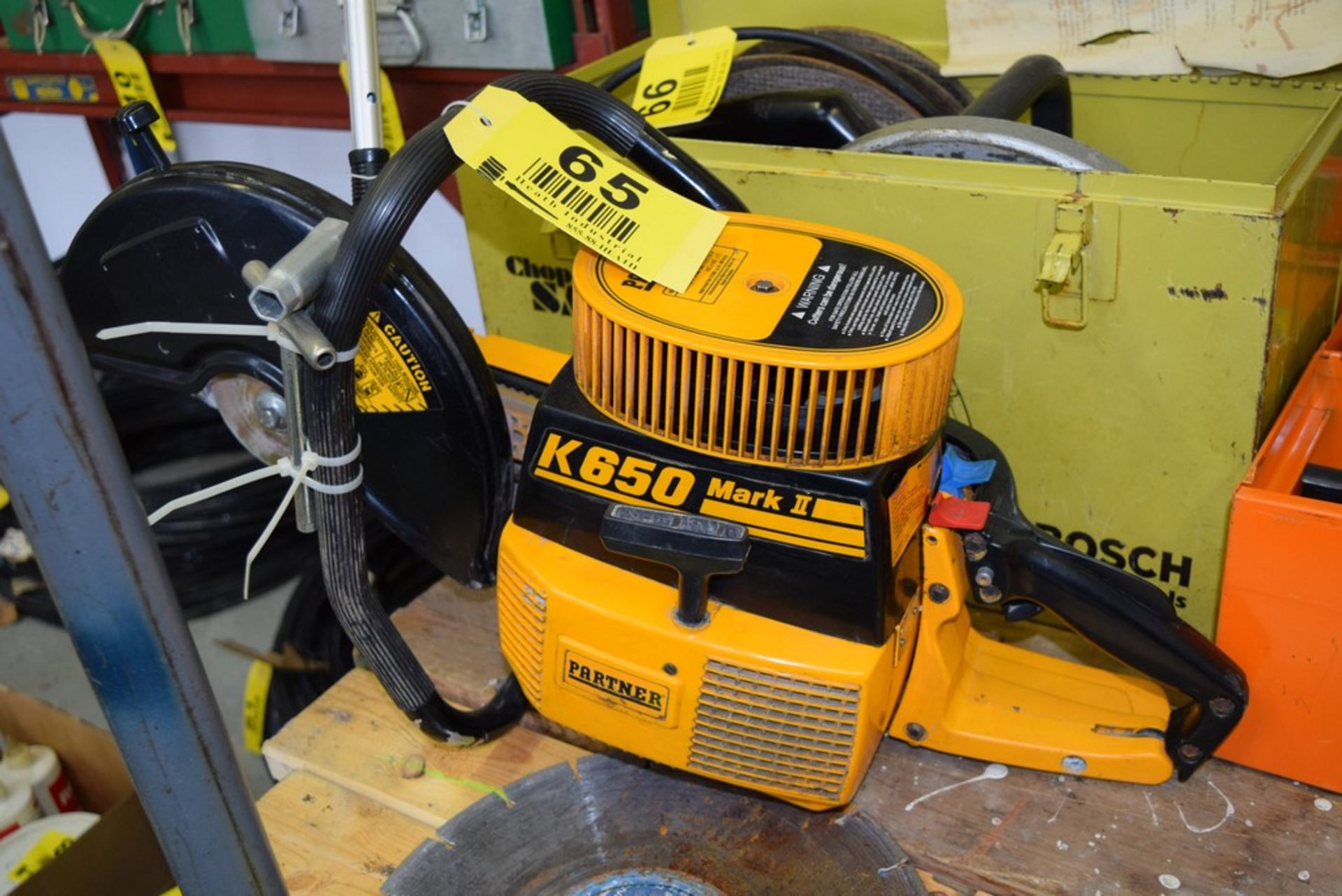 PARTNER K650 MARK II GAS POWERED CONCRETE SAW