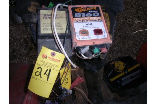 2 GALLAGHER B160 RANCH ELEC FENCERS BBE SELL TOGETHER