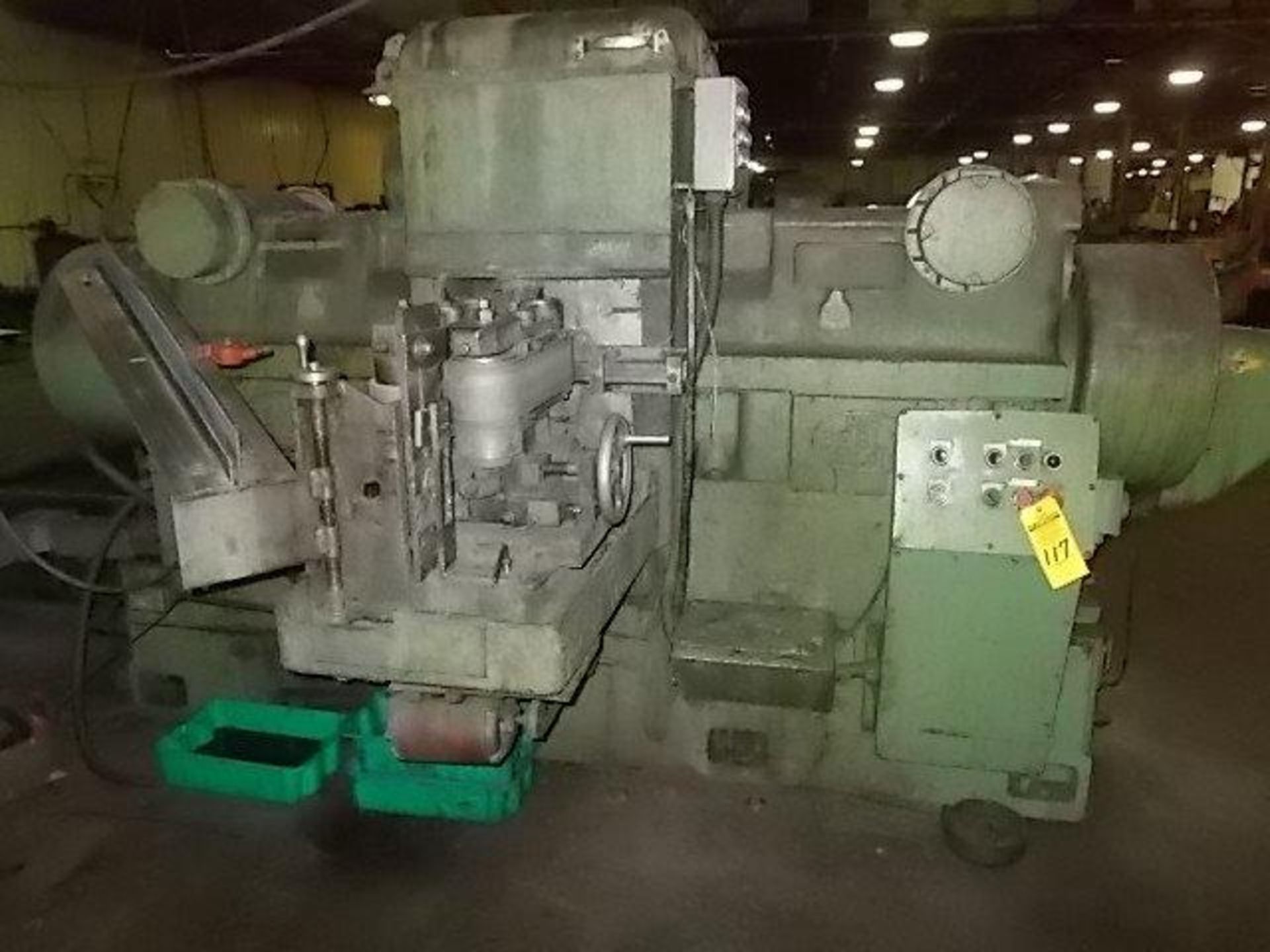 BESLY DOUBLE DISC GRINDER, 23" DISCS, (2) 40 HP MOTORS, AUTO FEEDER ...