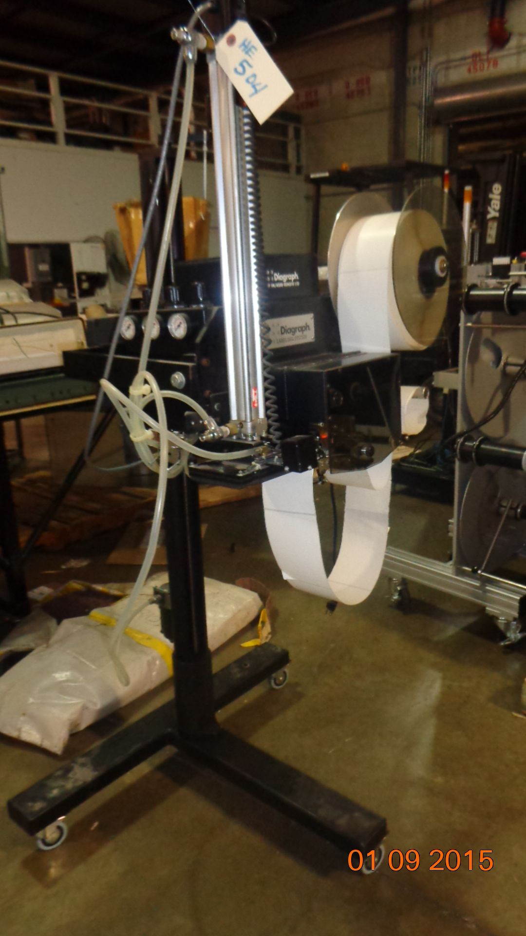 Diagraph Model PA-4000 Box Labeler, Currently Set Up to Apply Labels to ...