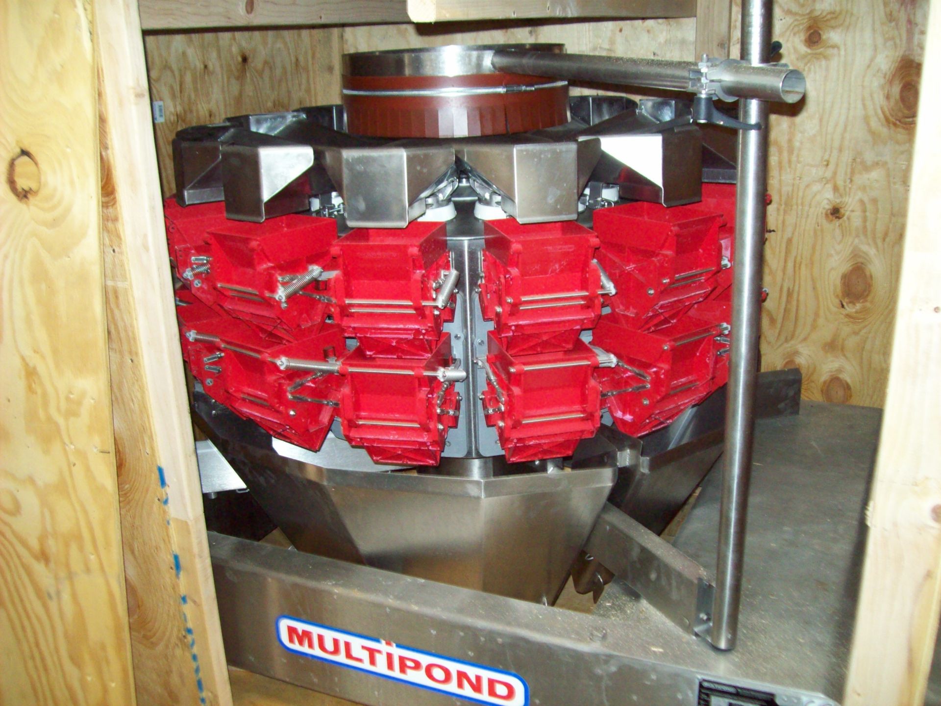 2008 Multipond 14-Bucket Rotary Scale S/S Scale System, Type MP1412-FFC ...