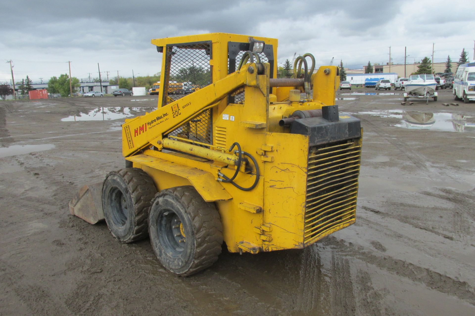 HYDRA-MAC V20C SKID STEER ISUZU 4 CYL DIESEL HYDROSTATIC HRS:867 NOTES ...