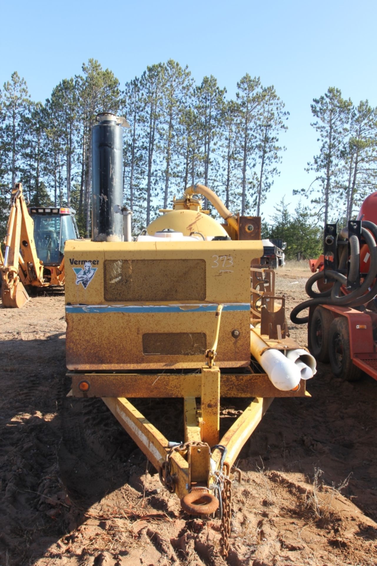Vermeer E550 Evacuator Vacuum Excavator; powered by Deutz diesel, 220 ...