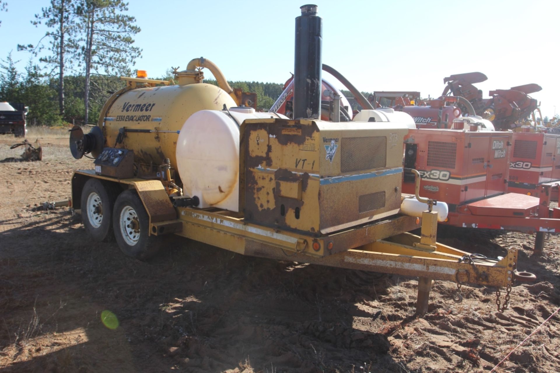 Vermeer E550 Evacuator Vacuum Excavator; powered by Deutz diesel, 220 ...
