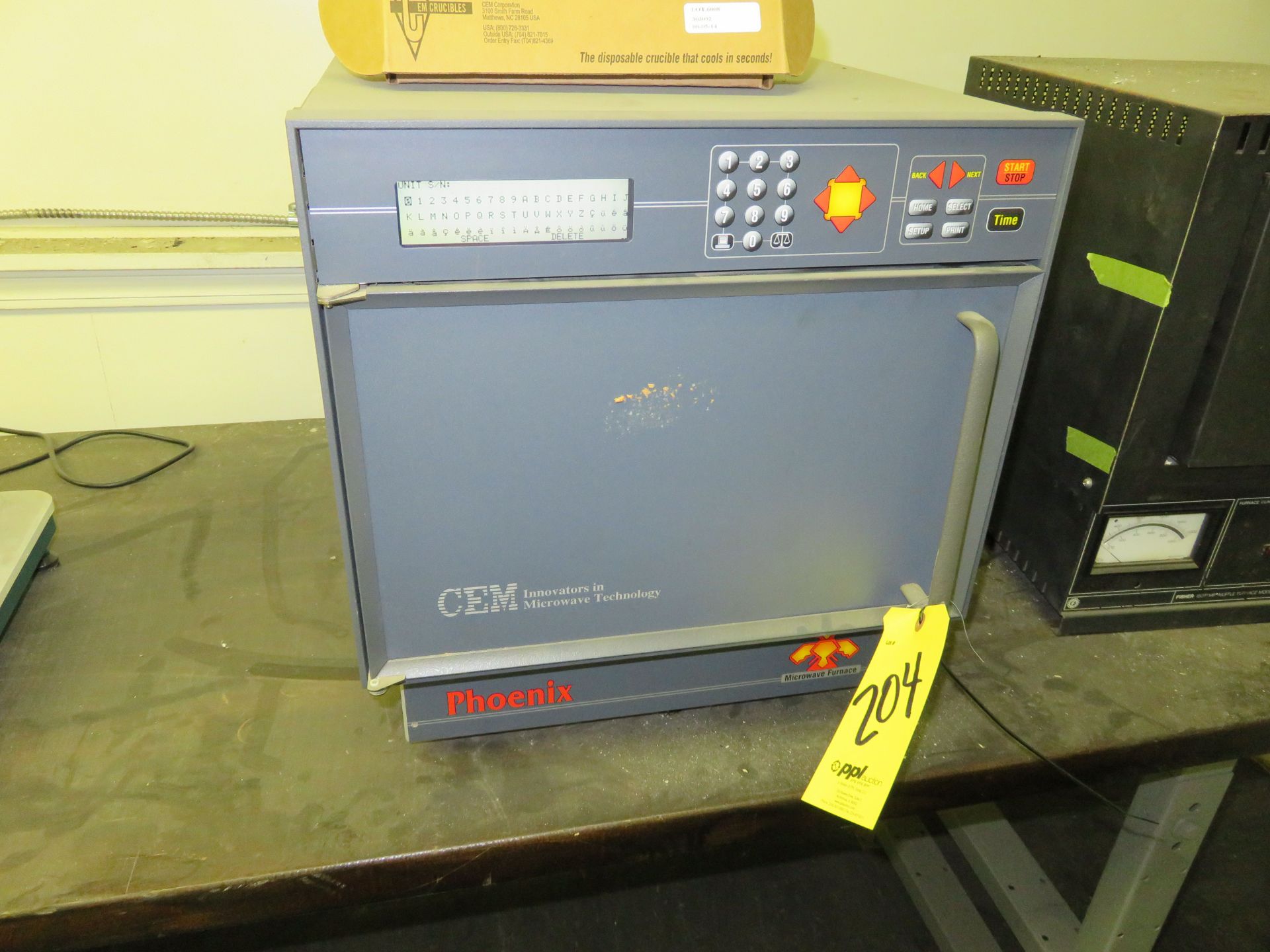 CEM Phoenix Bench Top Digital Microwave Furnace Model 905400, S/N ...