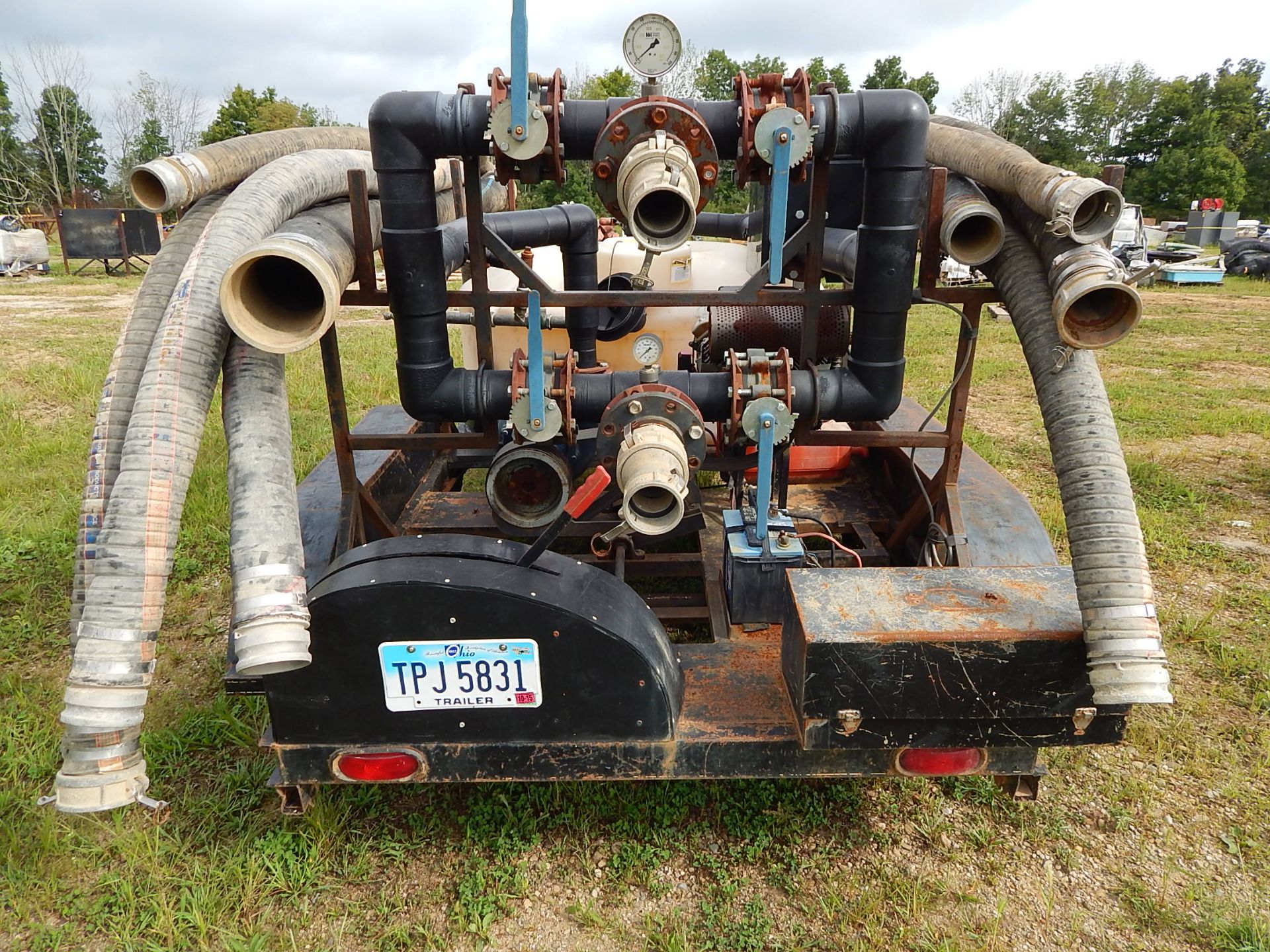 Geothermal Flush cart with Honda GX-670 Gas Engine, Poly Tank, Hoses ...