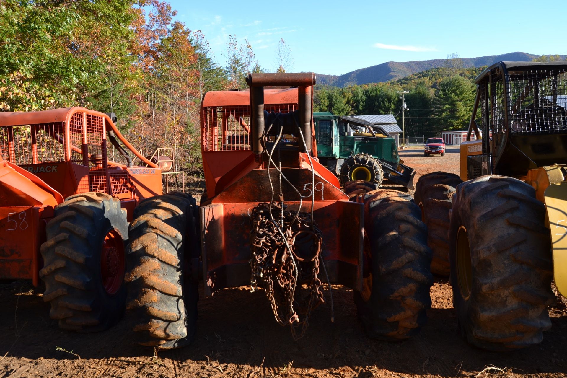TIMBERJACK 240D CABLE SKIDDER W/MANUAL TRANSMISSION; W/DETROIT ENGINE ...