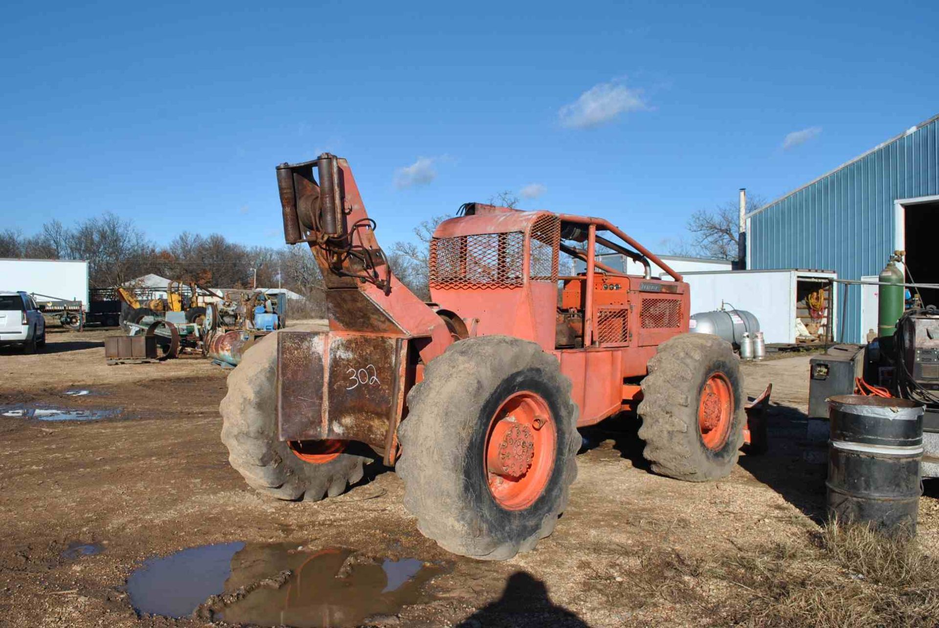 TIMBERJACK 225 CABLE SKIDDER W/NEW REBUILT PERKINS ENGINE; W/MANUAL ...