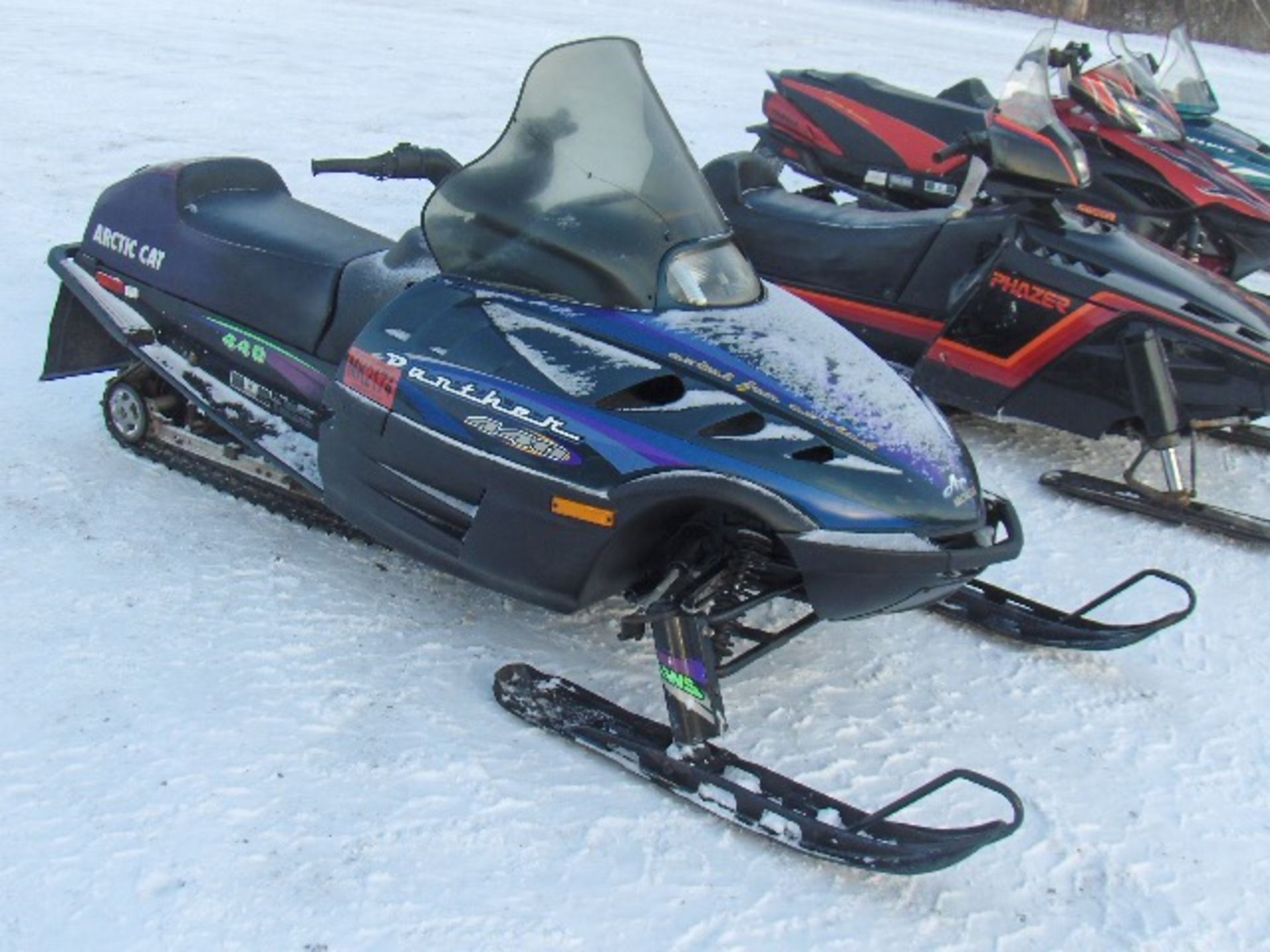 1998 ARCTIC CAT 440 PANTERA 9809584 snowmobile, owner started at time ...