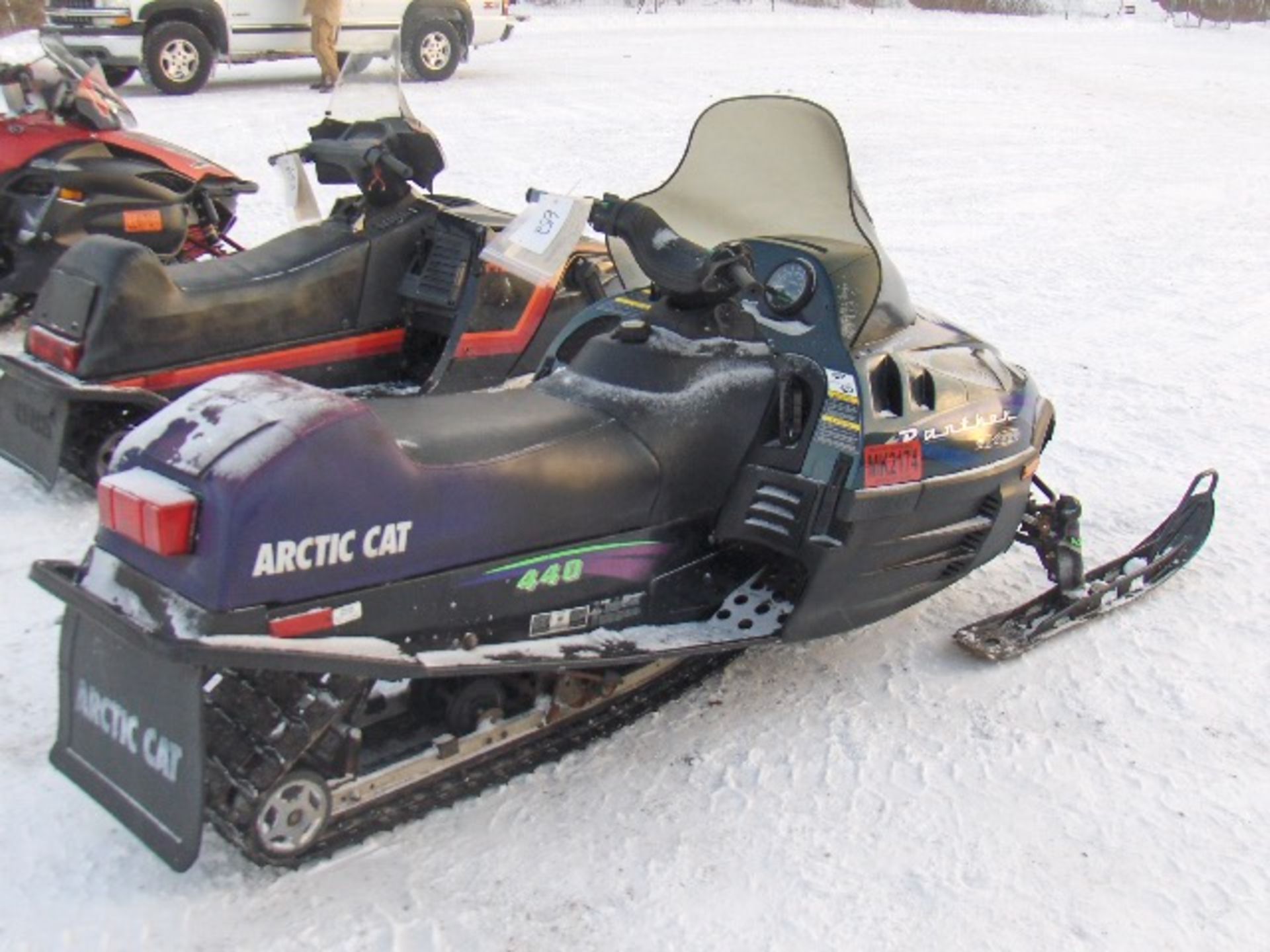 1998 ARCTIC CAT 440 PANTERA 9809584 snowmobile, owner started at time ...