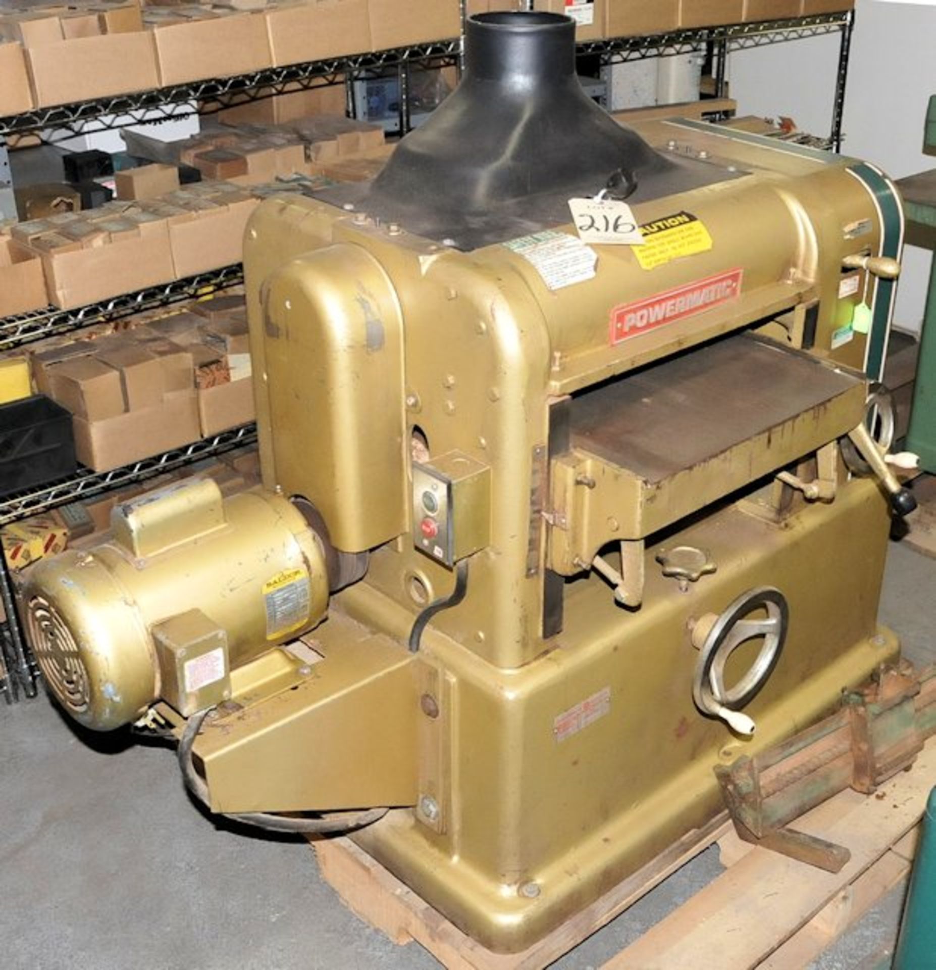 POWERMATIC-HOUDAILLE Model 180; 18" Knife Planer; S/n 8180337; 18"W x 6 ...
