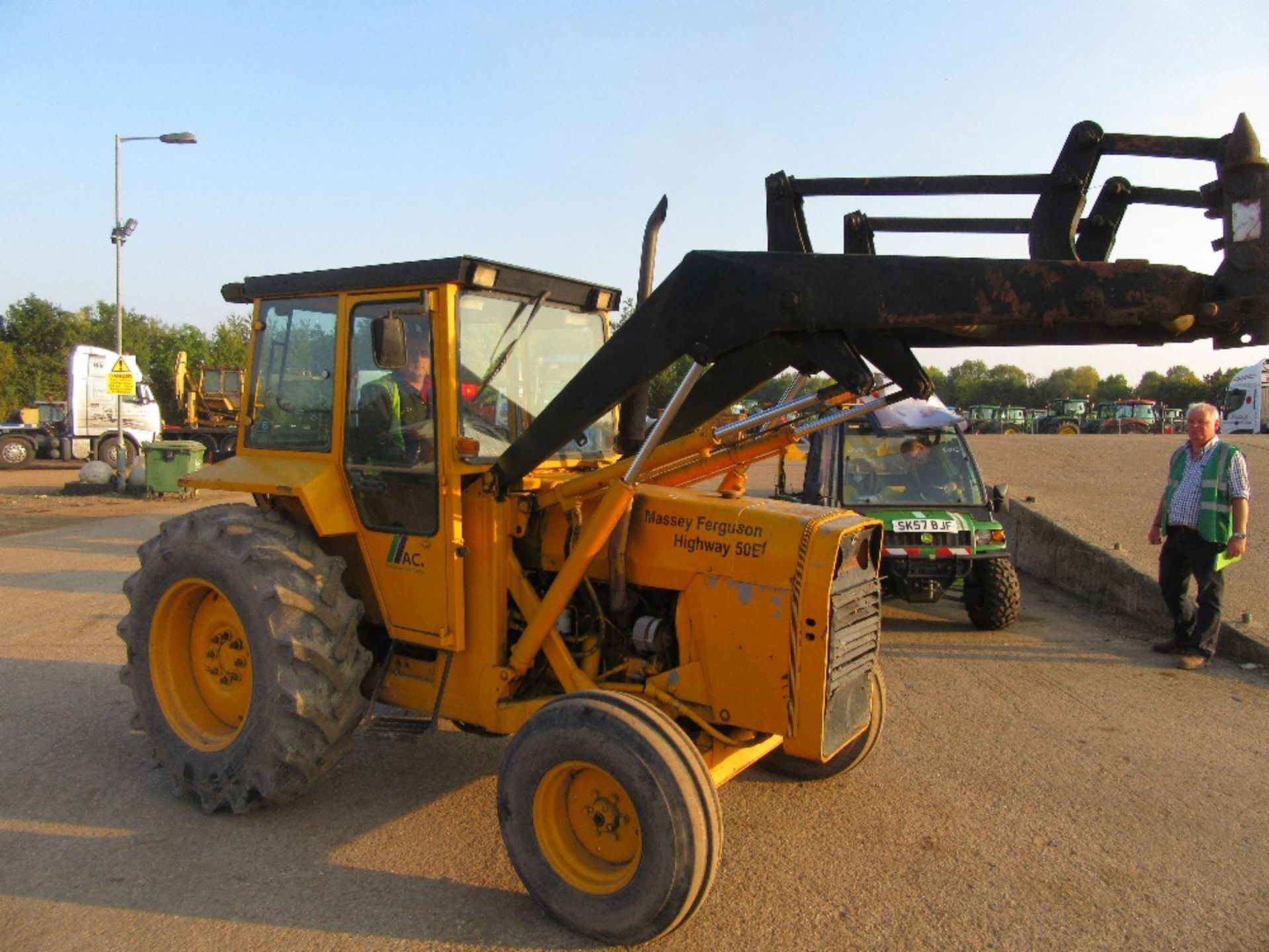 Massey Ferguson 50E Tractor with Electric Shuttle, Pin & Cone, Front ...