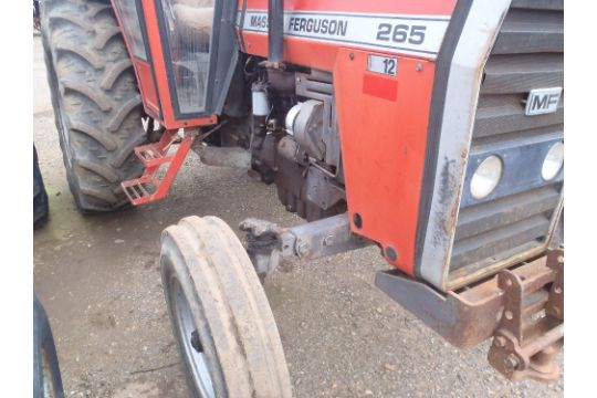 Massey Ferguson 265 Tractor with sankey cab - V5 will be supplied