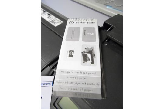 * HP Designjet 800 Wide Format Printer; Model Number C7780B; serial ...