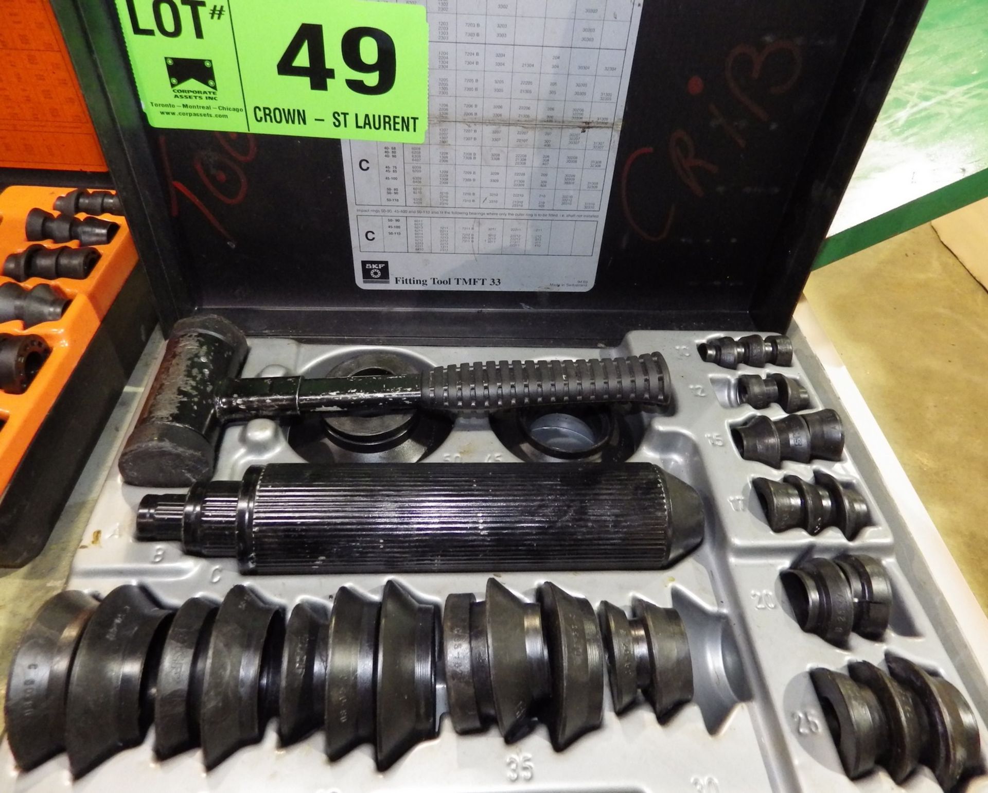 SFK TMFT 33 BEARING FITTING TOOL KIT