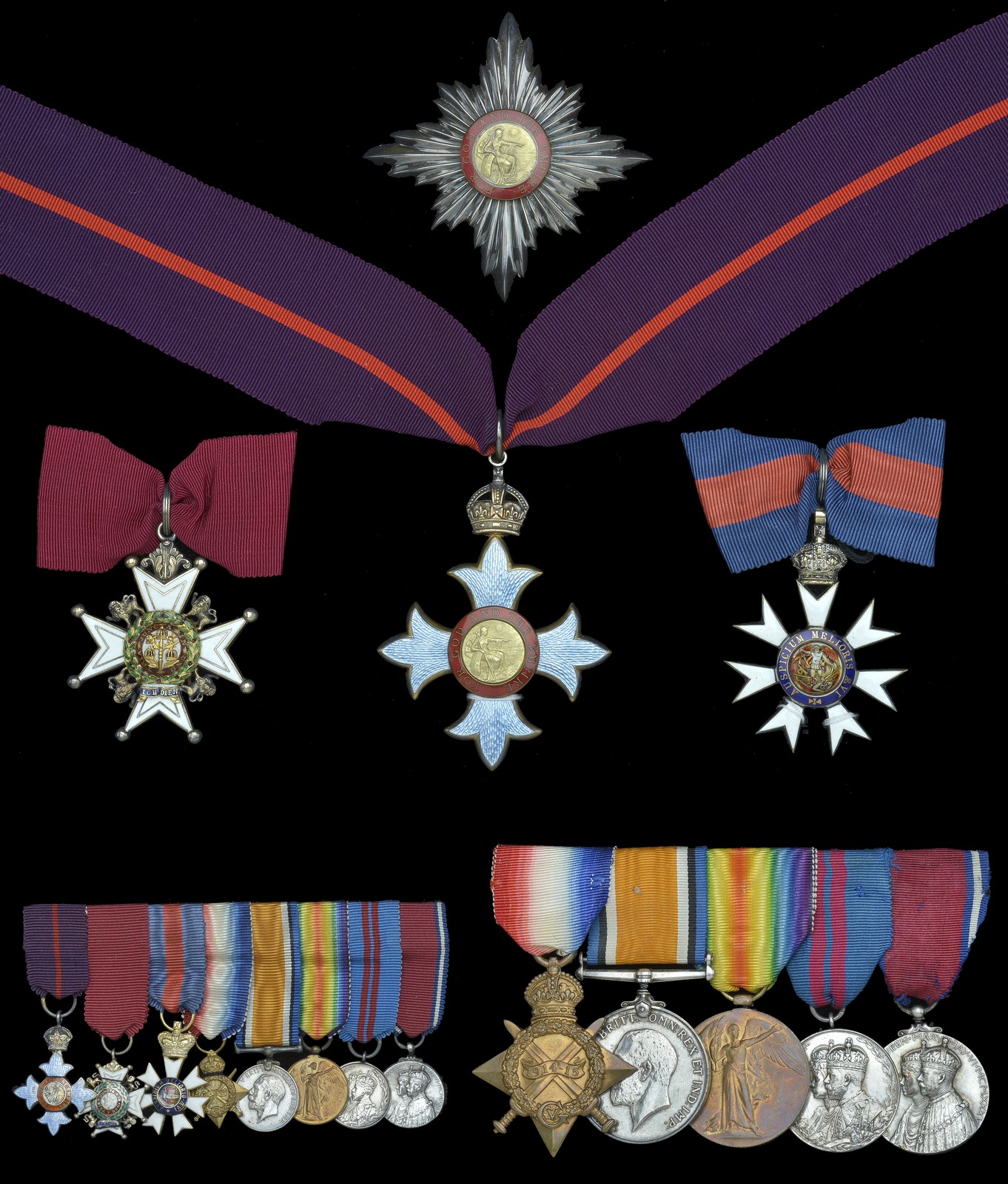 The inter-war K.B.E., C.B., Great War C.M.G. group of nine awarded to ...