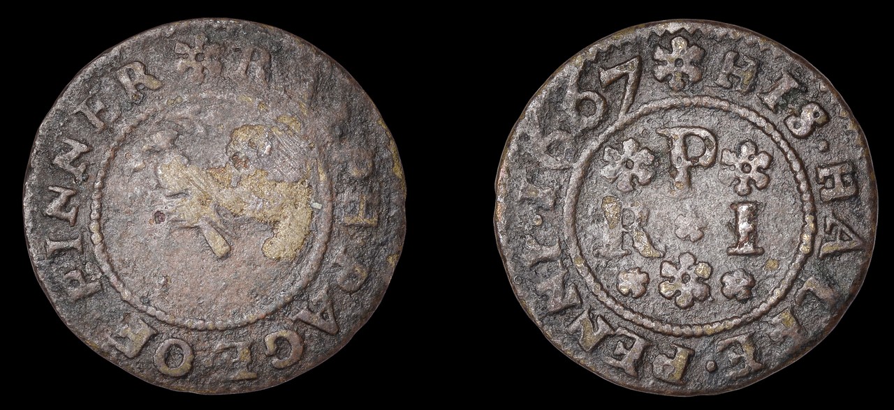 BRITISH TOKENS, 17th Century Tokens, London (Rural Middlesex), Pinner ...