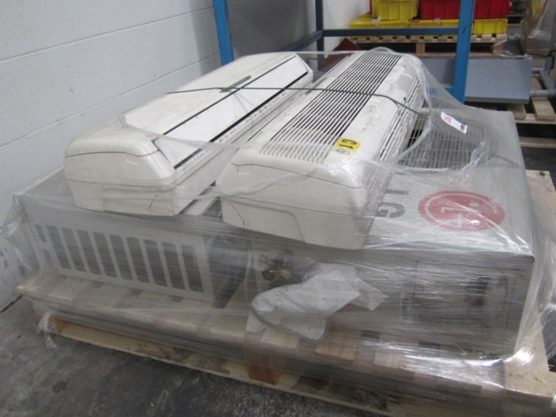 2 LG Jet Cool green air conditioning units, model S12C with chillers ...