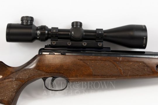 A BSA Lightning SE, break barrel .177 air rifle with recoil absorbing ...