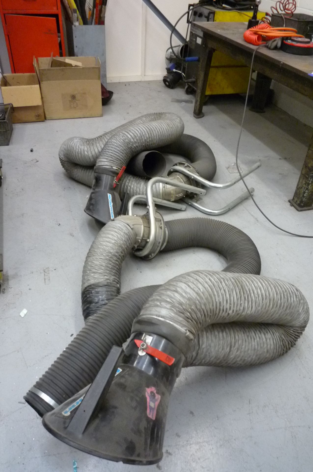 Nederman wall mounted welding Fume Extractor fan unit with twin input ...