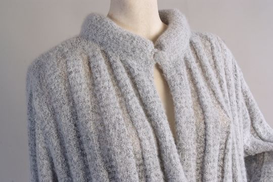 A 1970's Mary Farrin Knitwear Wool Coat. A wonderful display of the ...