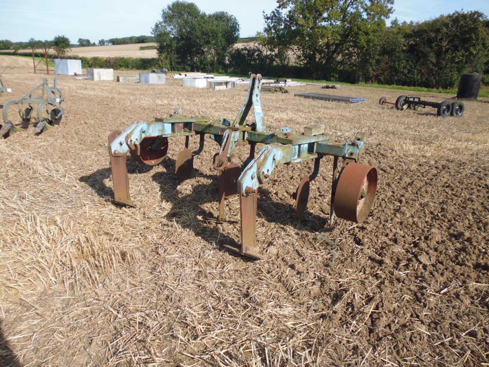 Ransomes SubTiller heavy duty subsoiler. With three swivel legs, discs ...