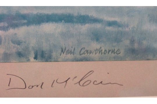 Neil Cawthorne (20thC). Red Rum with Tommy Stack, limited edition print ...
