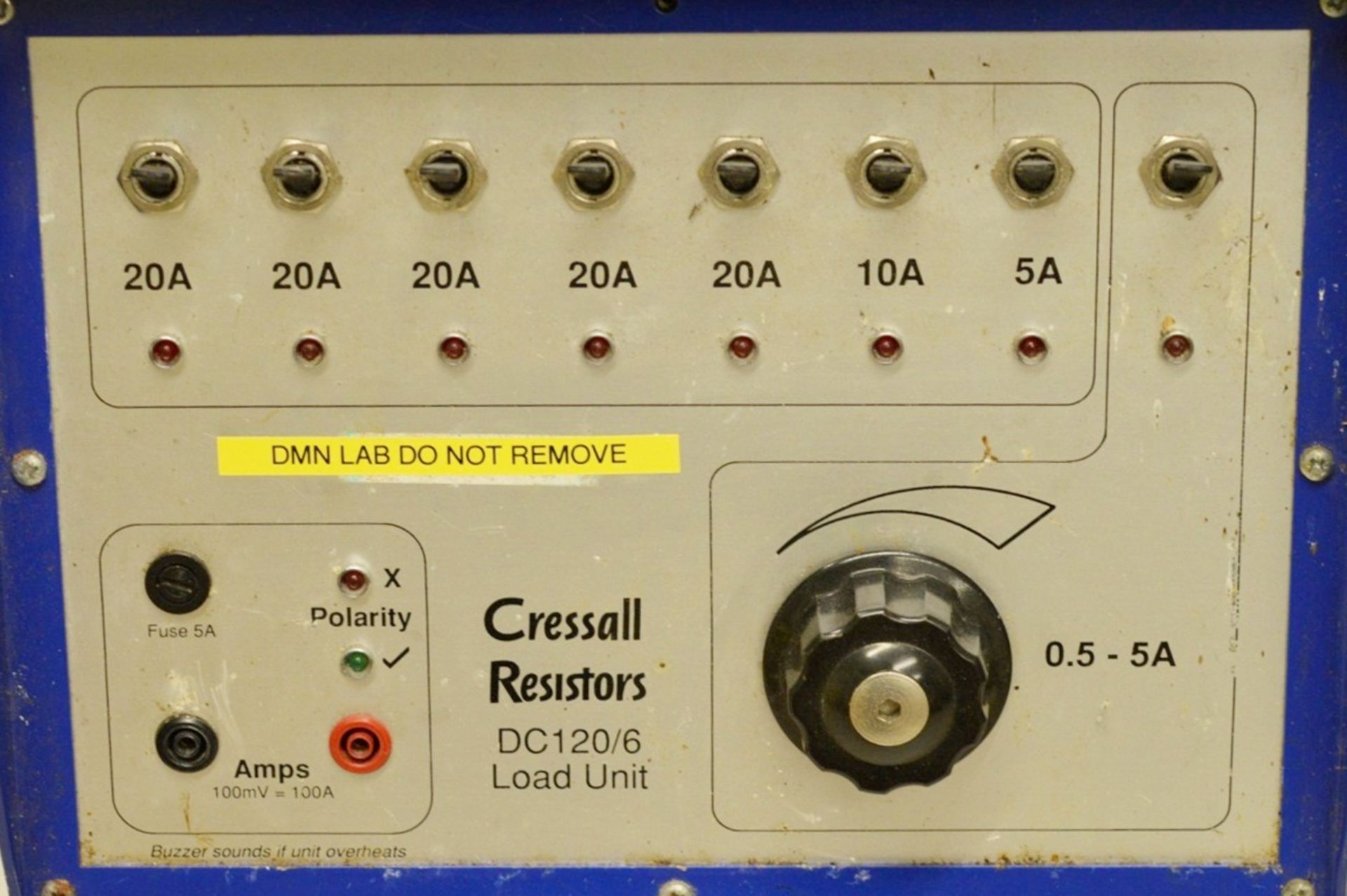 1 x Cressall Resistors DC120/6 Load Unit - Portable Lightweight Load ...
